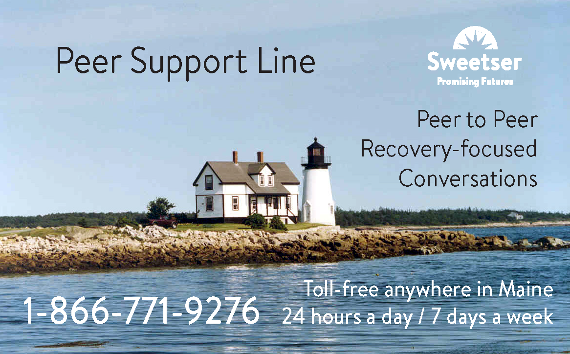 Peer Support Line - Sweetser